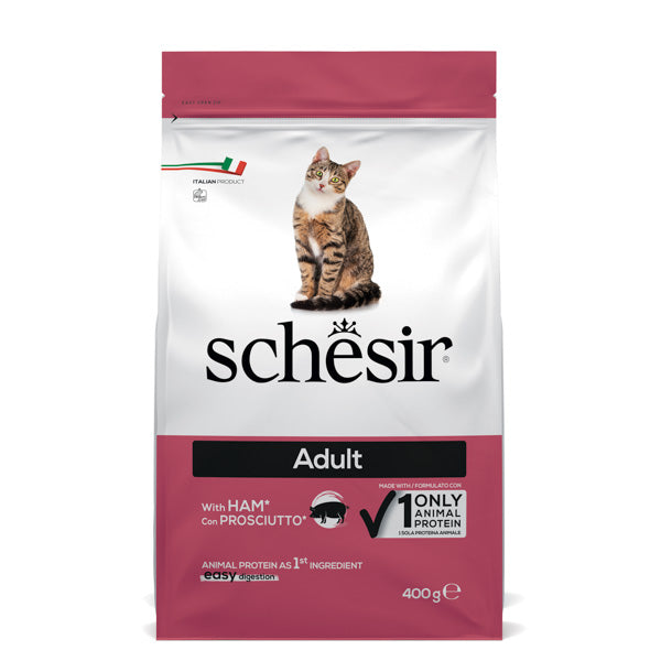 Croccantini per gatti con prosciutto 400g | Schesir