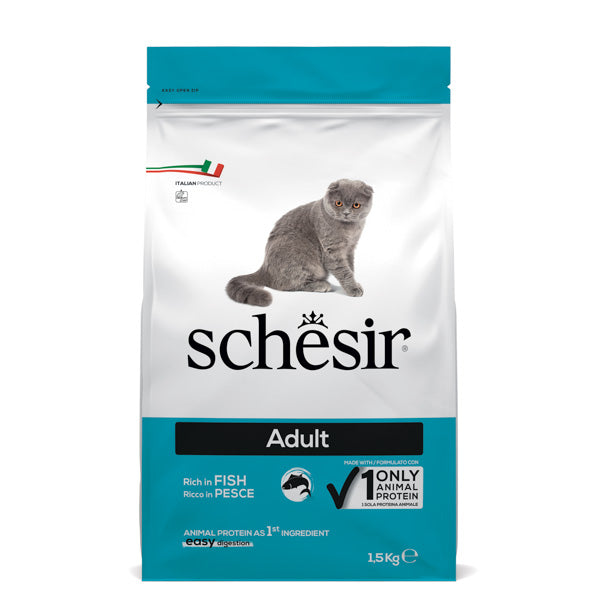 Crocchette per gatti ricche in pesce 1,5kg | Schesir