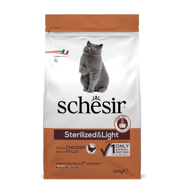 Sterilized&Light Rich In Chicken 1,5kg – Schesir
