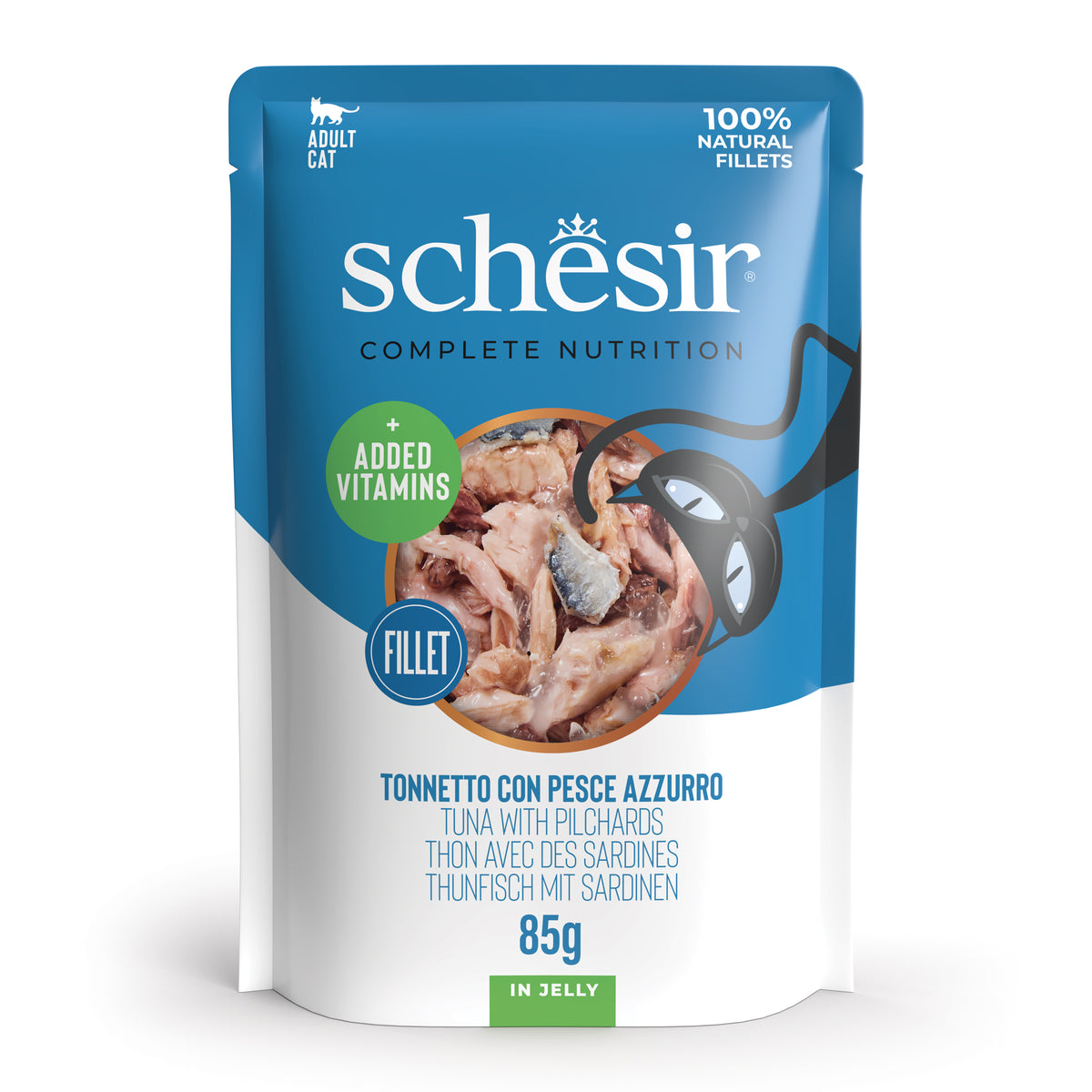 Tuna with pilchards in jelly – Schesir