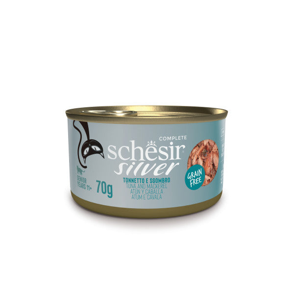 Tuna And Mackerel in broth 70g in can – Schesir